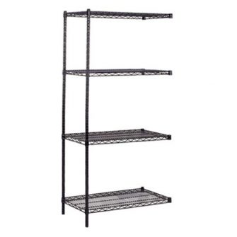 Black Wire Shelving Add On - Industrial Shelving Systems | C&SS