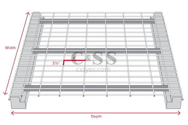 Standard Step - Pallet Rack Wire Mesh Decking | C&SS