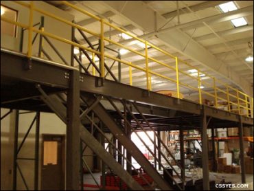Mezzanine Stairs - Industrial Mezzanines and Structures | C&SS