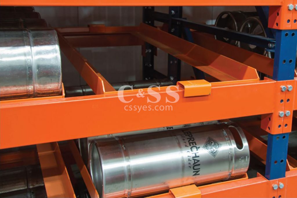 Bluff Keg Flow Racks - Industrial Storage Racking Systems | C&SS