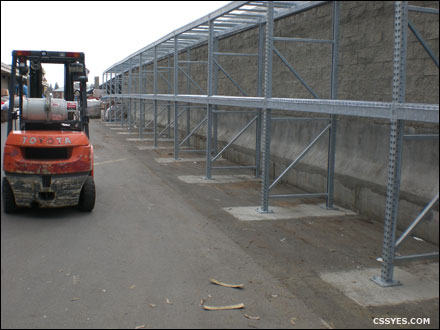 Galvanized Storage - Industrial Pallet Racking Systems | C&SS