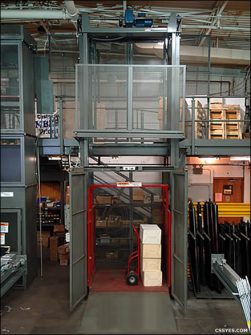 Mechanical Vertical Lifts - Industrial Material Lifts | C&SS