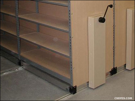 Mobile Aisle Shelving - Industrial Shelving Systems | C&SS