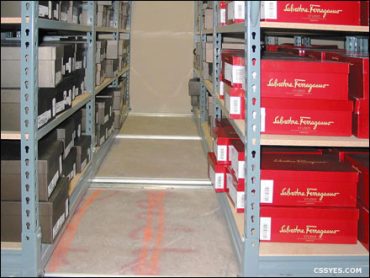 Mobile Aisle Shelving - Industrial Shelving Systems | C&SS