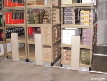 Mobile Aisle Shelving - Industrial Shelving Systems | C&SS