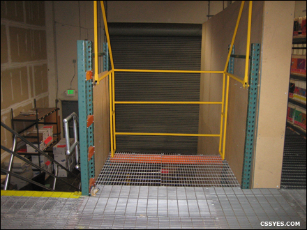 Catwalk Pallet Loading Zones - Industrial Catwalk Systems | C&SS
