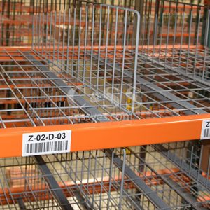 Inside Waterfall - Pallet Rack Wire Mesh Decking | C&SS