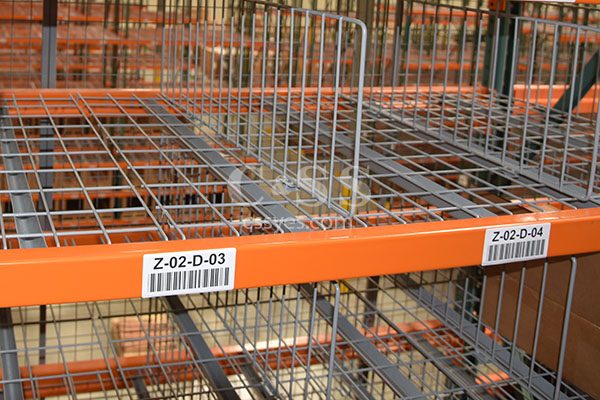 Inside Waterfall - Pallet Rack Wire Mesh Decking | C&SS