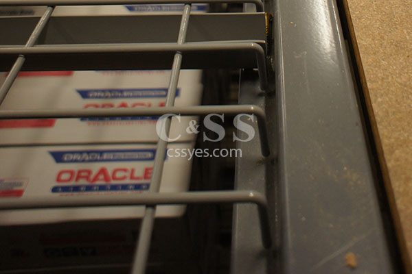 Inside Waterfall - Pallet Rack Wire Mesh Decking | C&SS