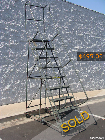 Warehouse Platform Trucks and Used Rolling Ladder | C&SS