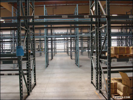 Used Pallet Racks, Sammons Brand | C&SS