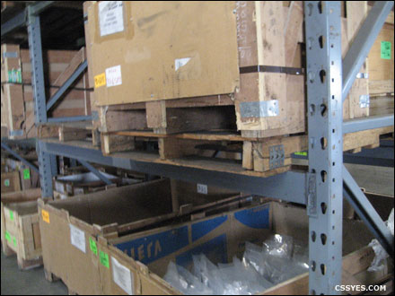 Used Pallet Racks, Sammons Brand | C&SS