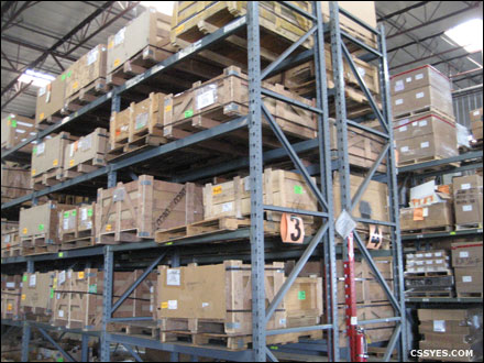 Used Pallet Racks, Sammons Brand | C&SS