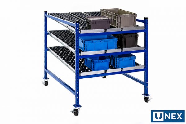 UNEX Flow Cell - Dynamic Racking Order Picking System | C&SS