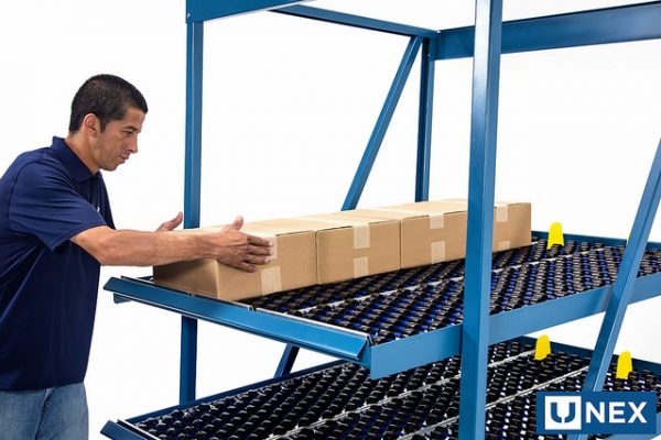 UNEX Shelf Track - Dynamic Racking Order Picking Systems | C&SS
