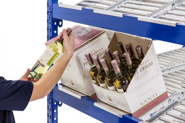 UNEX Roller Rack - Dynamic Racking Order Picking System | C&SS