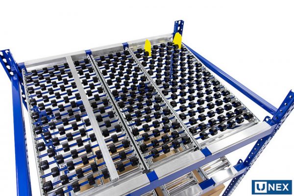 UNEX Span Track Wheel Bed - Dynamic Racking Systems | C&SS