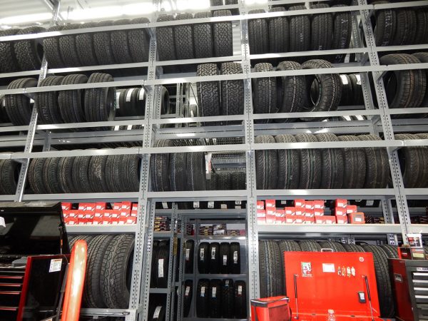 RiveTier Tire Rack - Industrial Shelving Units | C&SS