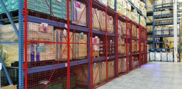 Pallet Rack Enclosures - Wire Products, Partitions and Cages | C&SS