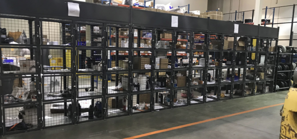 Technician Locker System - Wire Products, Partitions and Cages | C&SS
