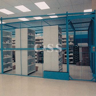 DEA controlled substance drug storage cages Archives - Conveyor and ...