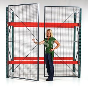 Pallet Rack Enclosures - Wire Products, Partitions and Cages | C&SS
