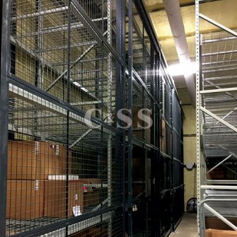 Pallet Rack Enclosures - Wire Products, Partitions and Cages | C&SS