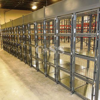 Technician Locker System - Wire Products, Partitions and Cages | C&SS