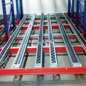 Heavy Duty Push Back Storage | Pallet Flow Racking | MFG