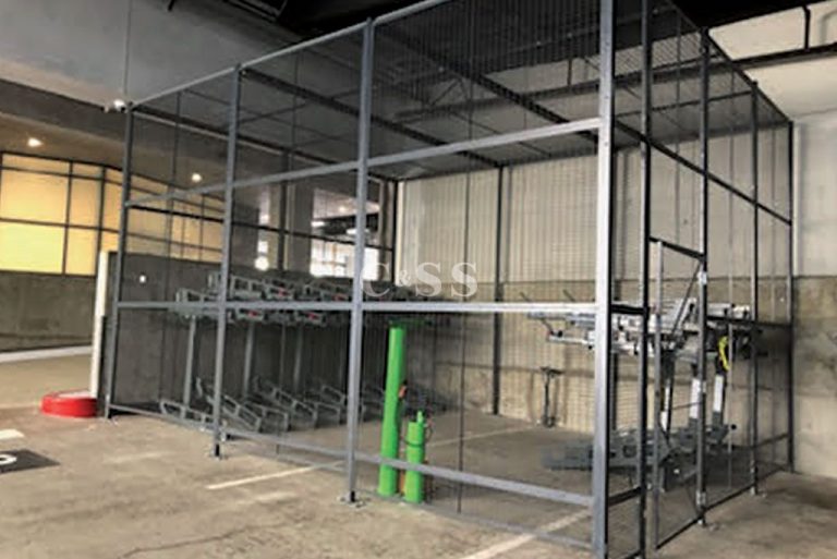 Secure Bike Storage Cage for Downtown San Diego High-Rise | C&SS
